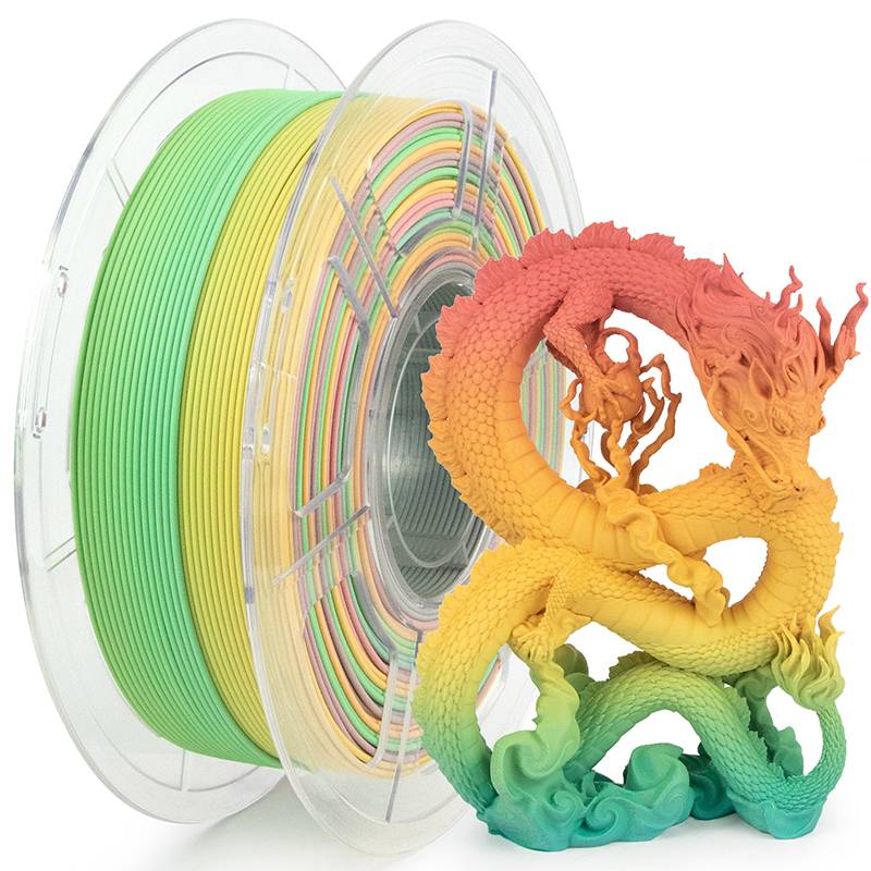 High Speed PLA+ Matte Rainbow Filament – iSANMATE