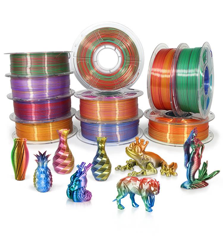 iSANMATE PLA Silk Tri-Color Filament - Available only in Europe