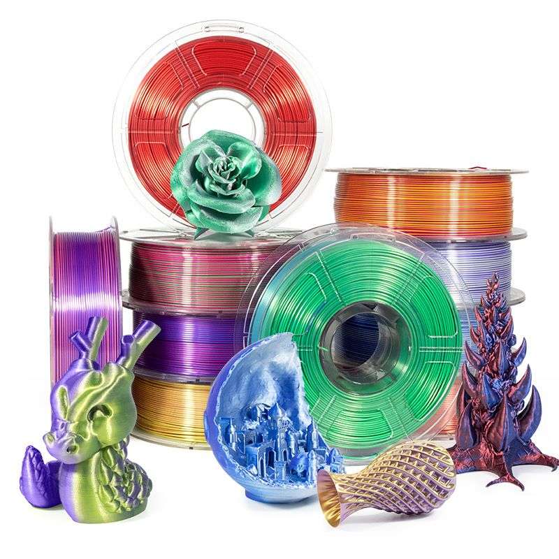 PLA Silk Dual Color Filament – iSANMATE